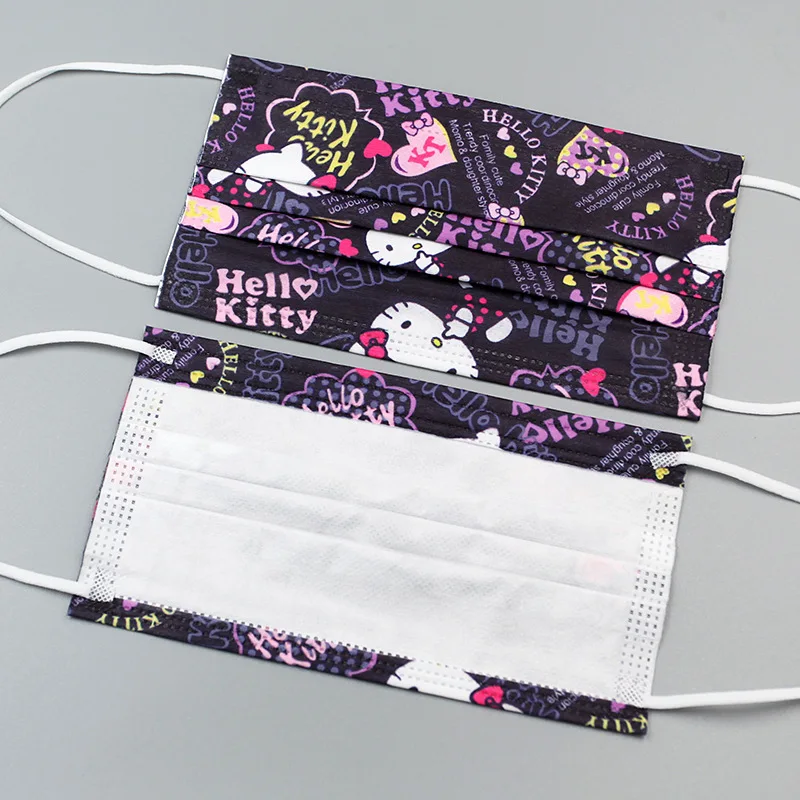 Hello-Kitty-cute-Face-Mask-50pcs-Set-Fashion-Cute-Cartoon-Designer-Mask ...