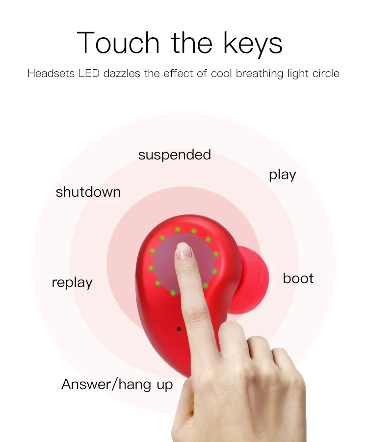 C8 Bluetooth 5,0 Наушники Hi-Fi TWS Беспроводная Водонепроницаемая ...