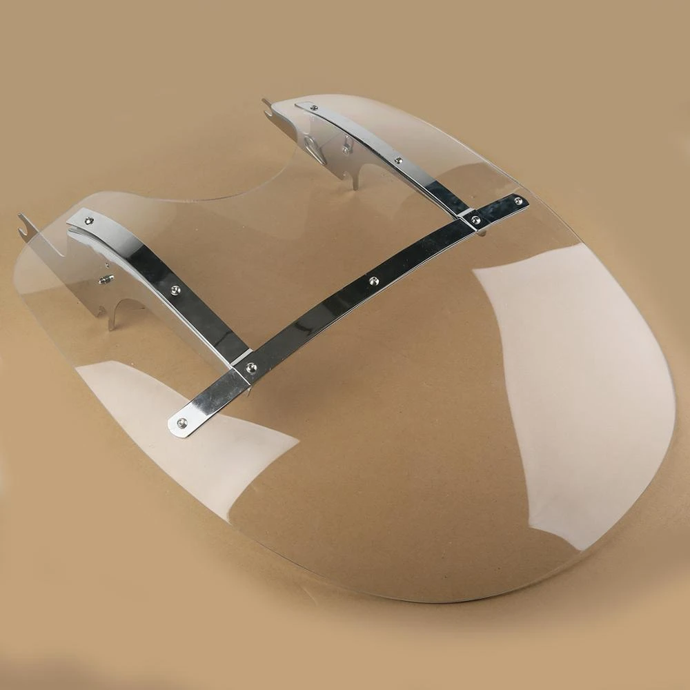 Motorcycle Clear Windshield Wind Deflectors For Harley Touring Road ...