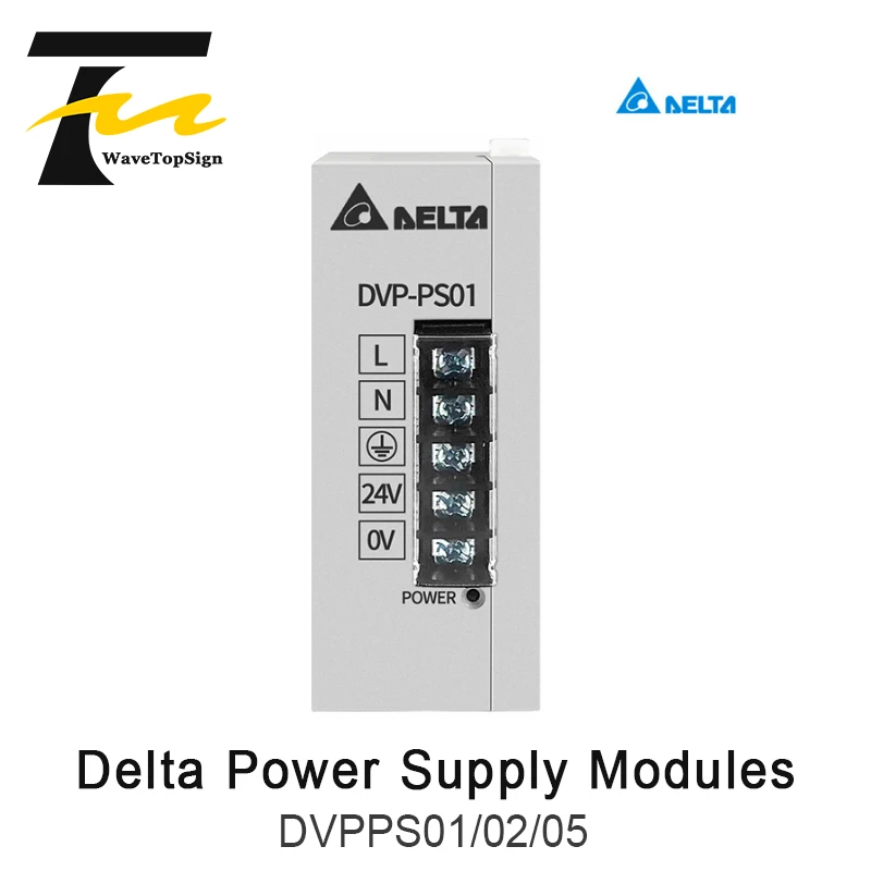 Delta PLC fuente de alimentación Guideway, módulo DVPPS01 DVPPS02 ...