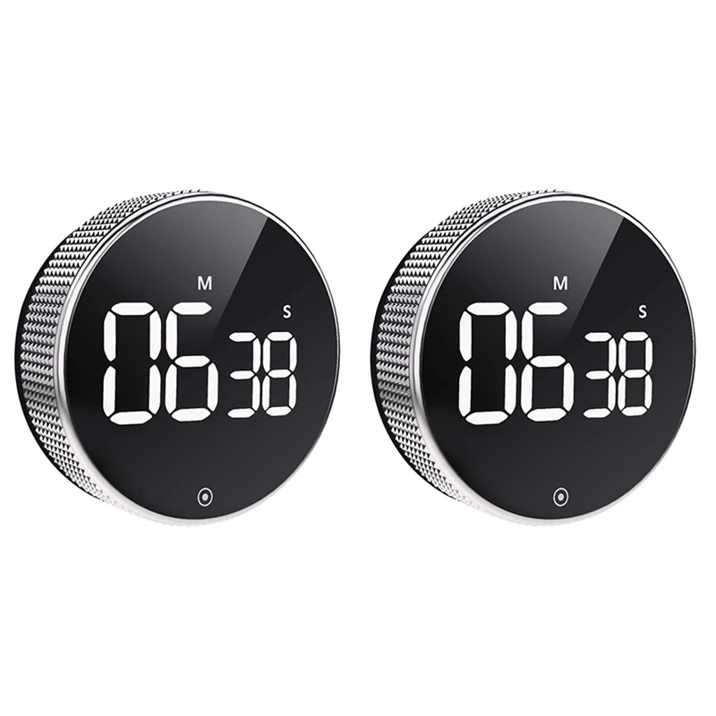 Kitchen Timer,3.3Inch Led Display, Magnetic Countdown LED Digital Timer,for Classroom, Home Work ...