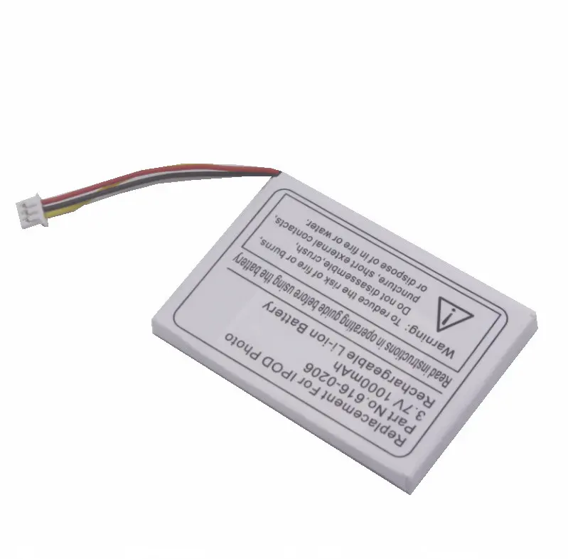 10pcs /lot 616-0206 616-0183 1000mAh Battery For iPod Classic 4th gen ...