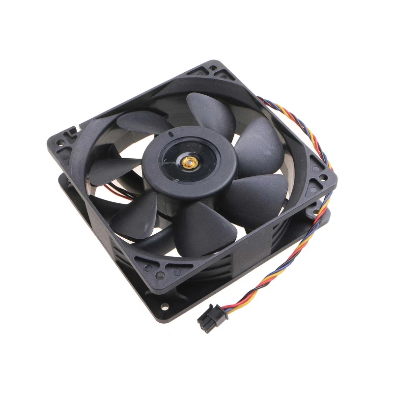 Ventilador de refrigeración sin escobillas DF1203812B2FN, 7000 rpm, CC, 4P, 12V, 4.5A|Conectores ...