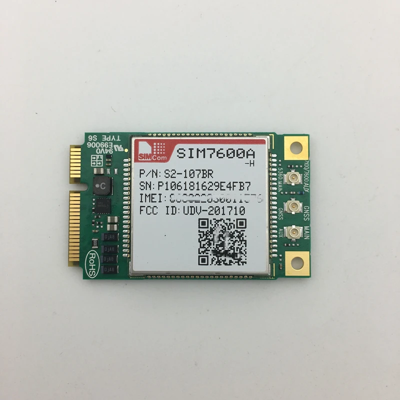 ¡En stock! SIMCOM Módulo Pcie CAT4, SIM7600A H, SIM7600SA H, SIM7600E H, SIM7600G H, SIM7600JC H ...