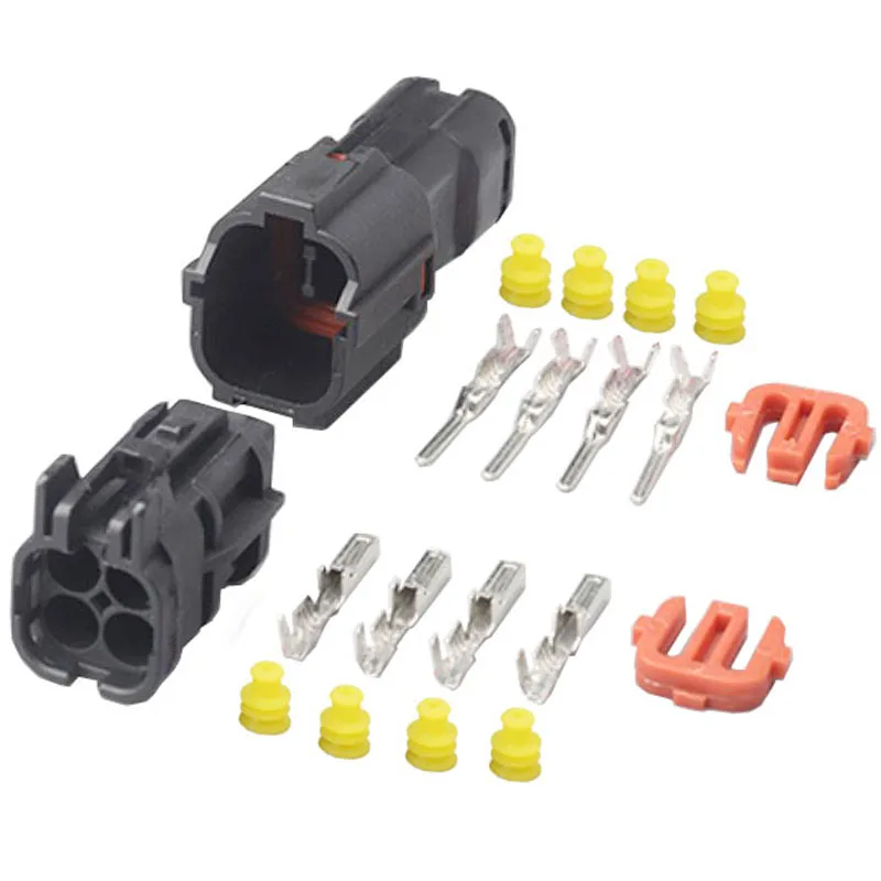 MG640333 5 MG610331 5 KET SWP 시리즈 4 핀 방식 검정 방수 남성 여성 자동 커넥터|커넥터 ...