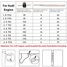 Vag T40178 Adjustable Engine Oil Level Gauge Dipstick Tool For Vw Audi ...