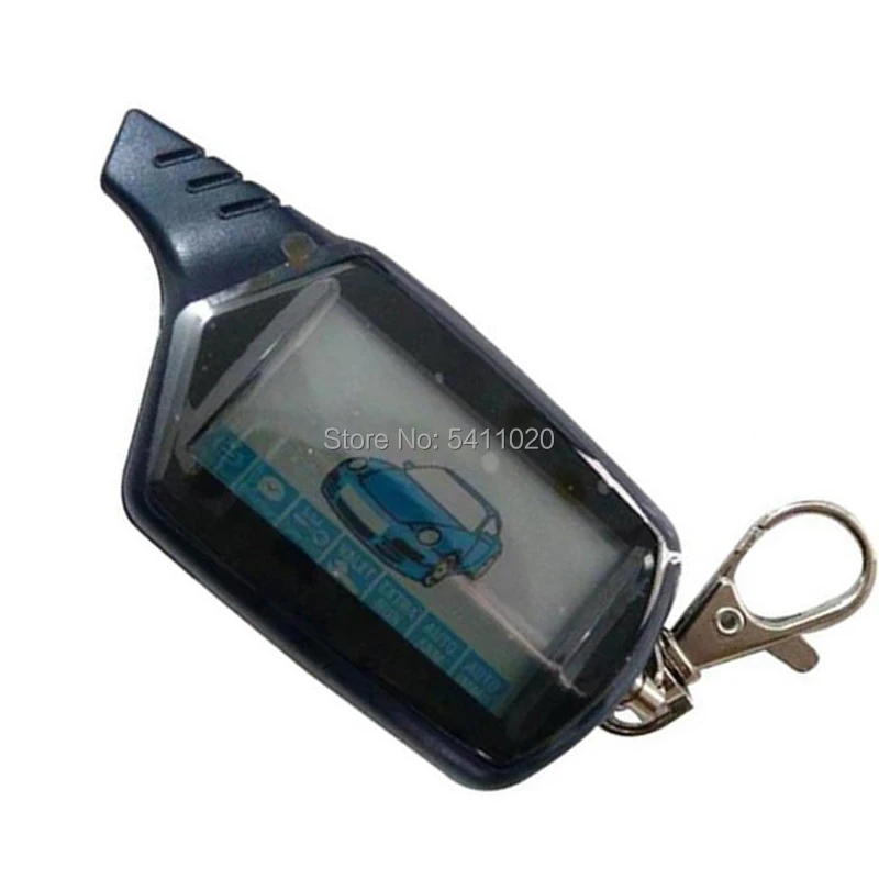 2-way-B9-LCD-Remote-Control-Keychain-Trinket-For-Vehicle-Security-Car ...