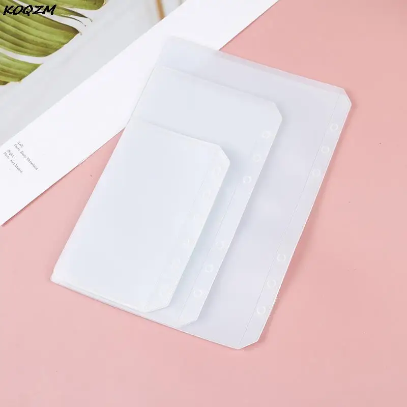 5PCS Binder Pockets A5 A6 A7 Binder Folders For Notebook Binder ...