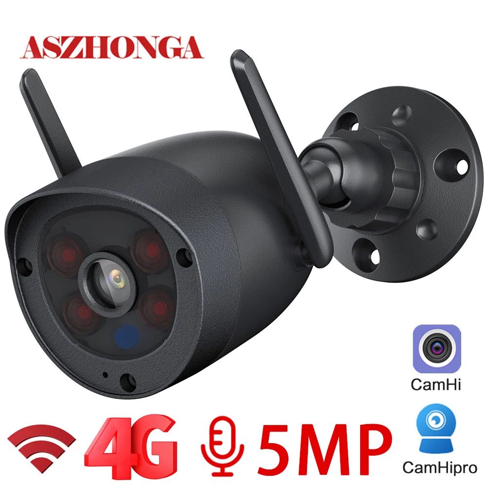 5mp Wifi 3g 4g Sim Card Security Ip Camera Wireless Hd Cctv Outdoor ...