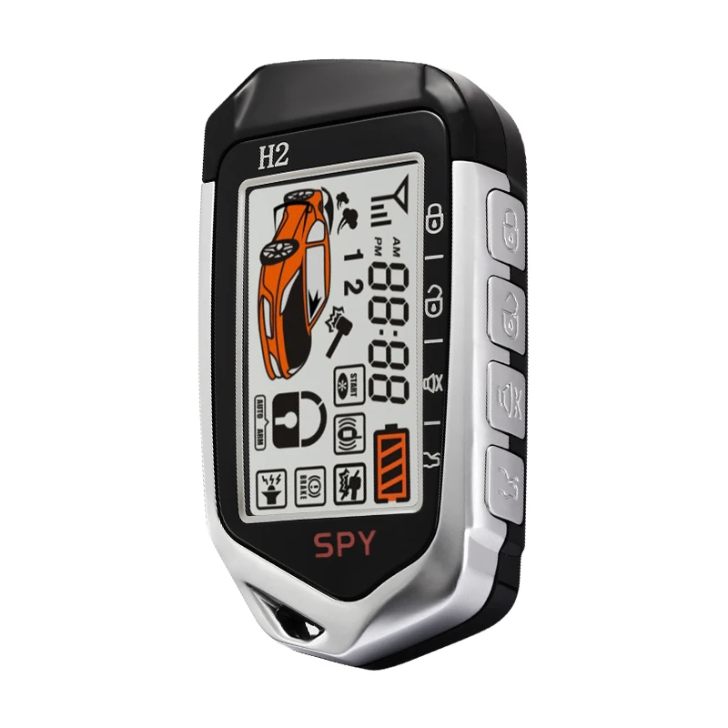 One Button Start Stop Two-way Car Alarm With Autostart Smart Phone ...