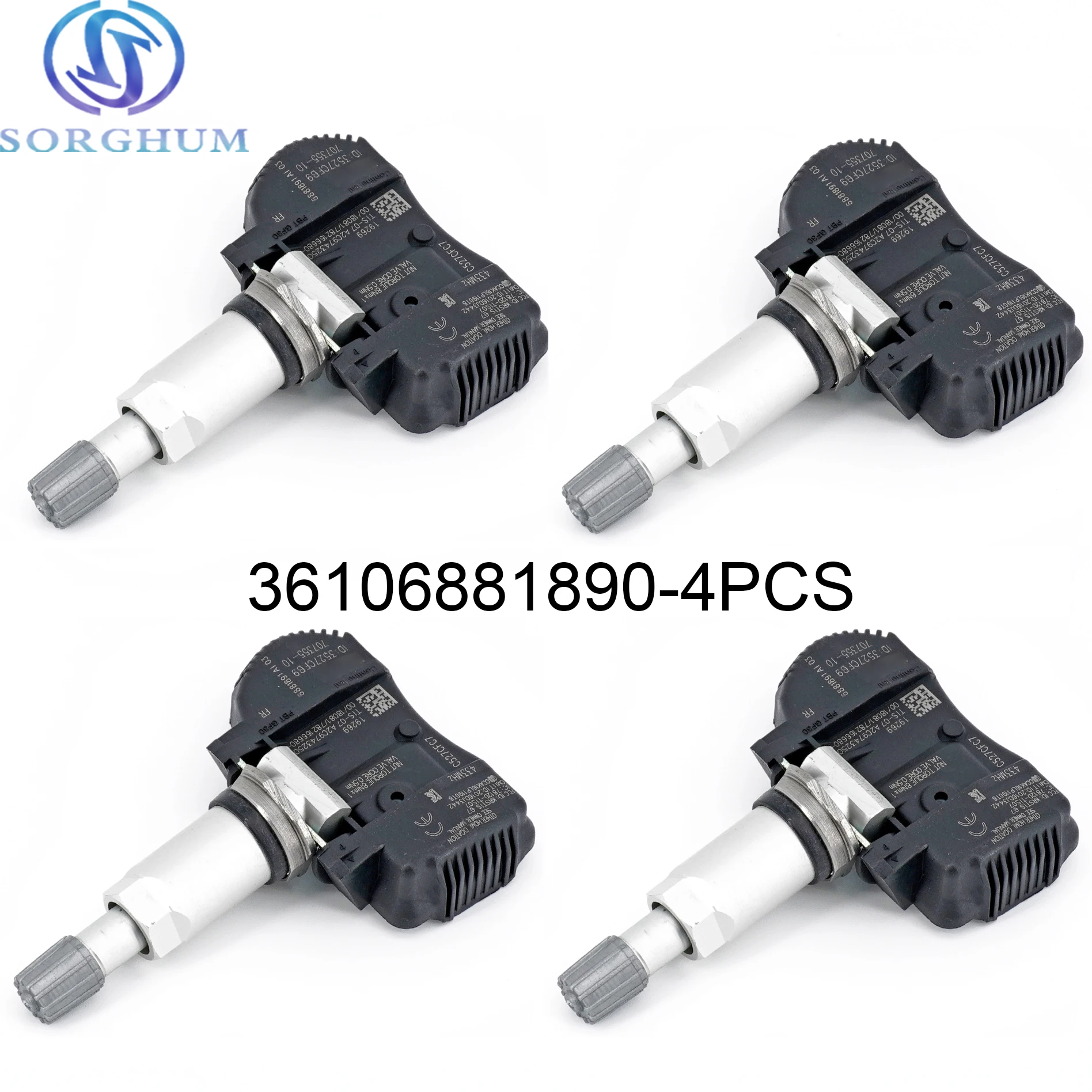 4PCS-36106881890-36106856209-TPMS-Tire-Pressure-Monitor-Sensor-For-BMW ...