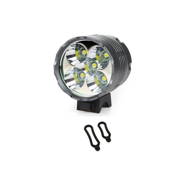 6000 Lumens 5*T6 Bicycle Light Super Bright Waterproof MTB Road Bike ...