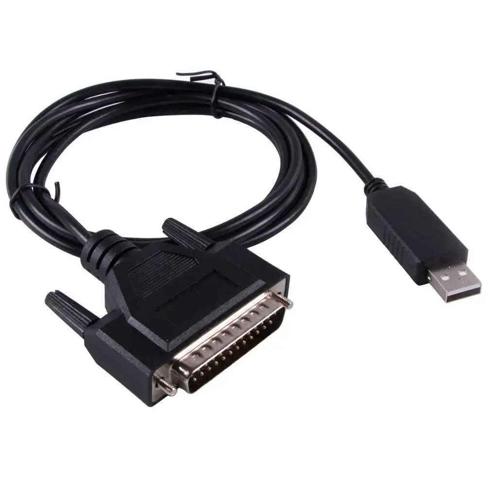 Cable adaptador de serie FTDI Usb a RS232, conector macho DB25 de 25 ...