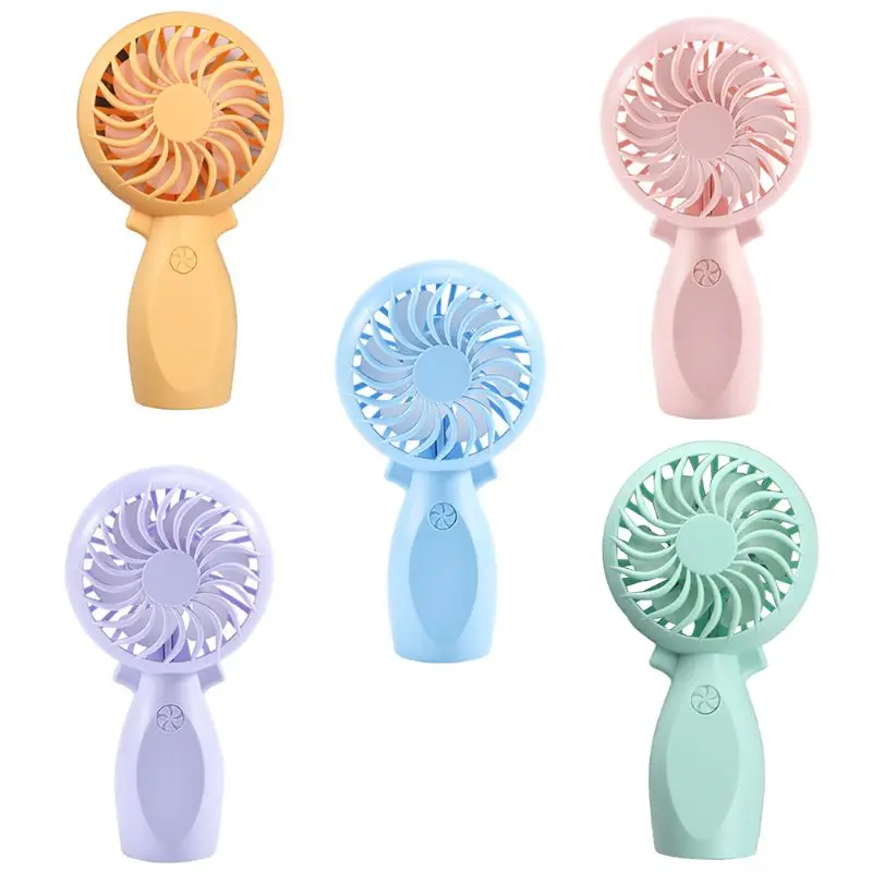 Mini USB Fan Portable Handheld Rechargeable Handy Air Cooling Fan For ...