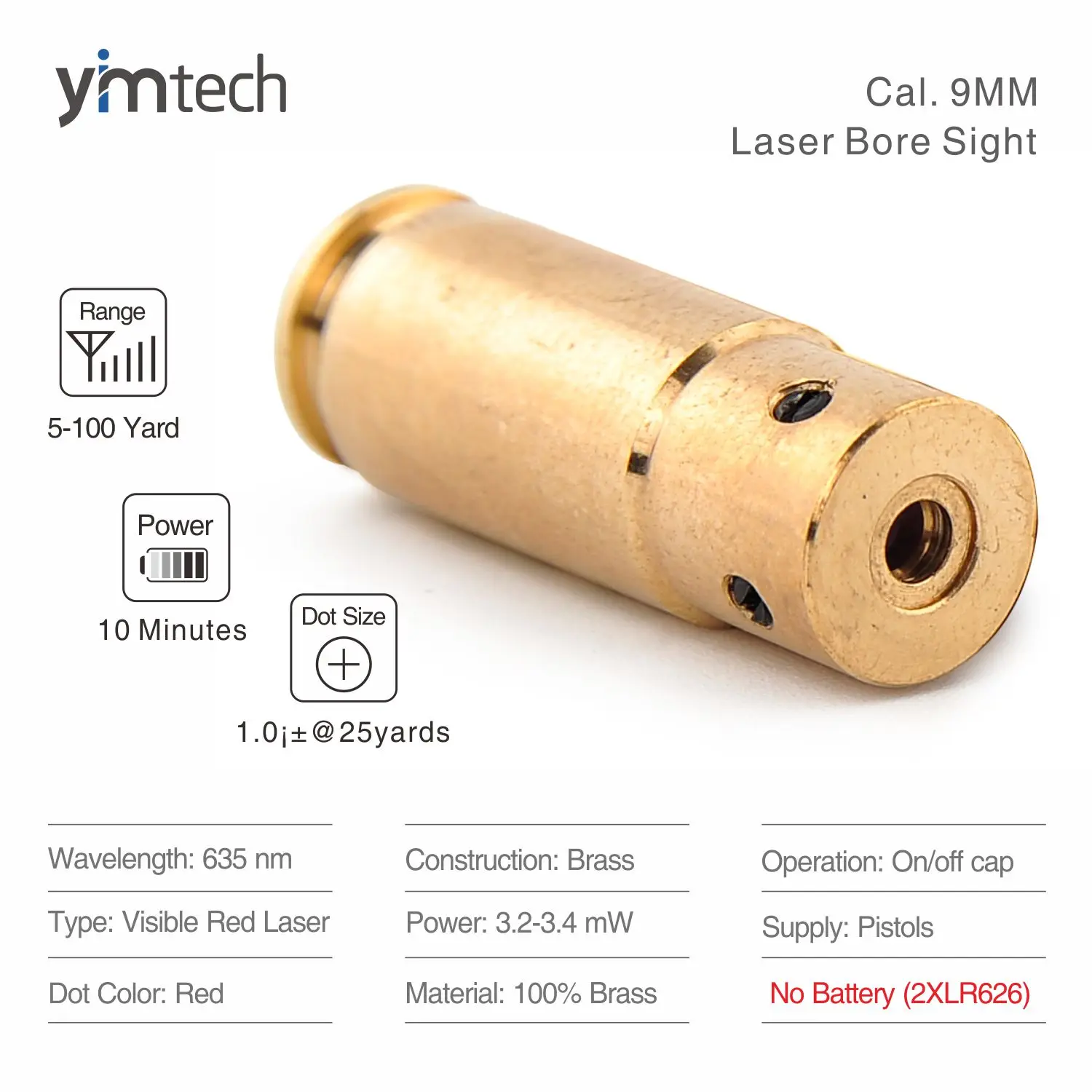 Laser-Cartridge-Bore-Sighting-Your-Weapon-System-9X19MM-Gun-Accessories ...
