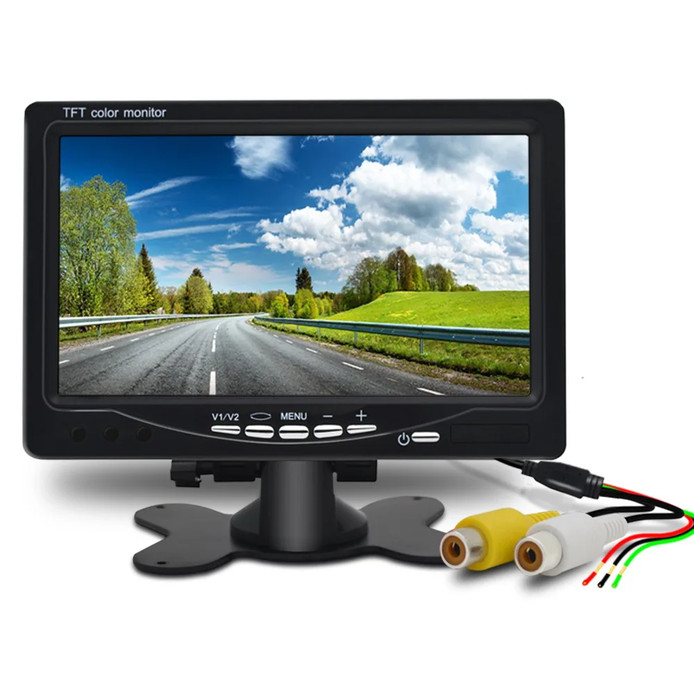 7inch Digital Lcd Car Monitor Car View Camera High Definition , Ideal ...