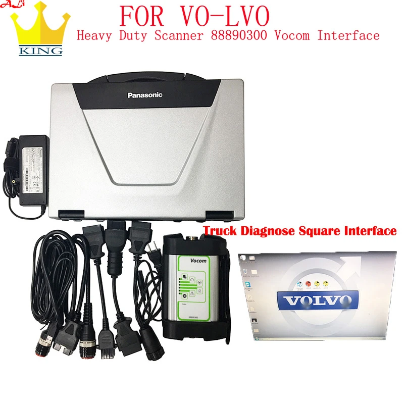 Heavy Duty Scanner 88890300 Vocom Interface for vo/R en aul/UD/Mack ...