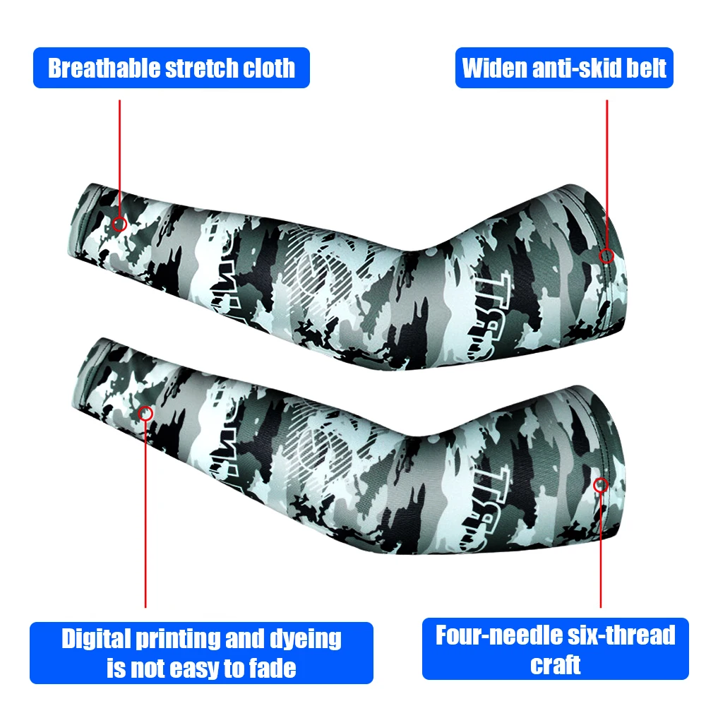 Manchon Bras,Manchons de bras à Compression Anti-UV, 2 pièces-paire ...