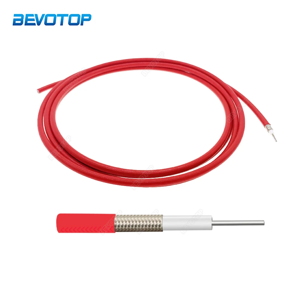 Semi-Flexible-RG402-Cable-Red-Color-50-Ohm-High-Frequency-Test-Cable-RF ...