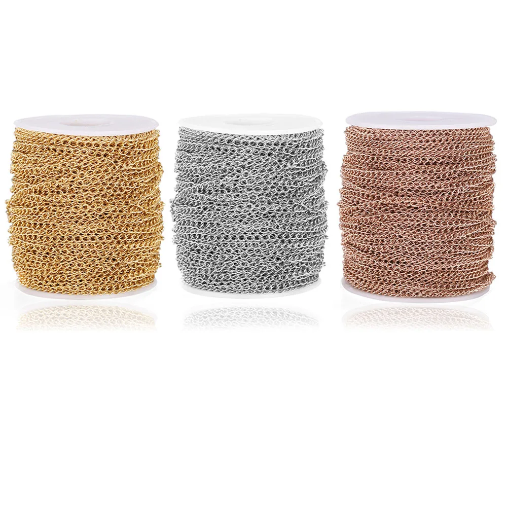 1M-Lot-Stainless-Steel-Bracelet-Extension-Tail-Chain-Bulk-Necklace ...