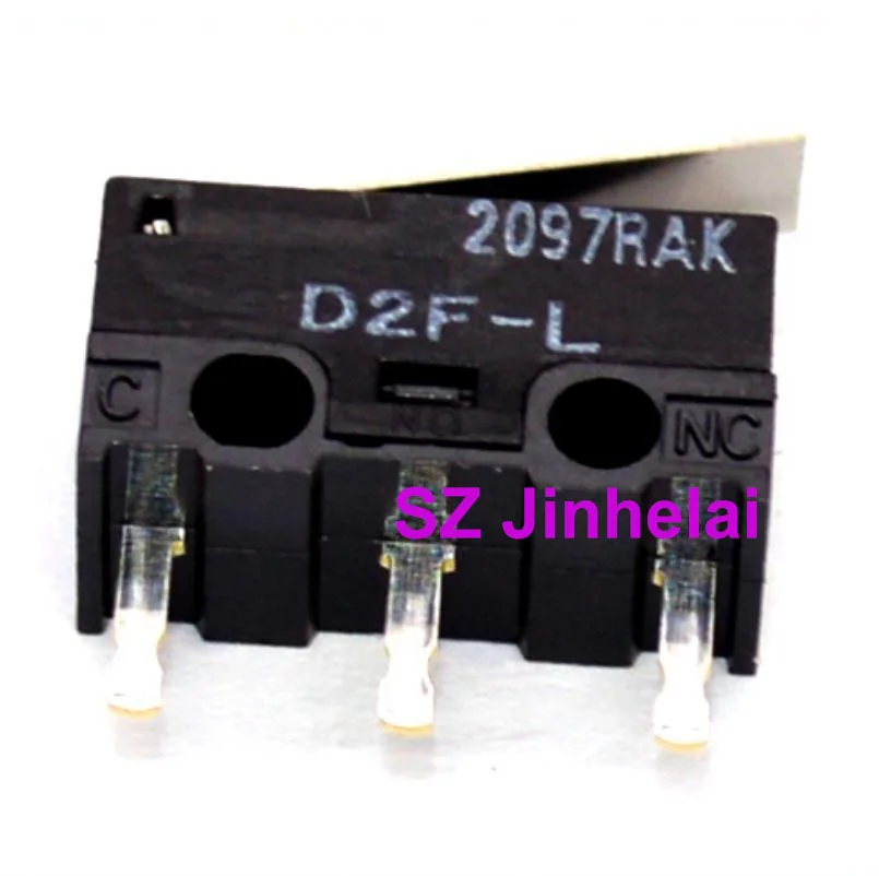 10pcs OMRON D2F L Authentic original BASIC SWITCH,Mouse Micro switch ...