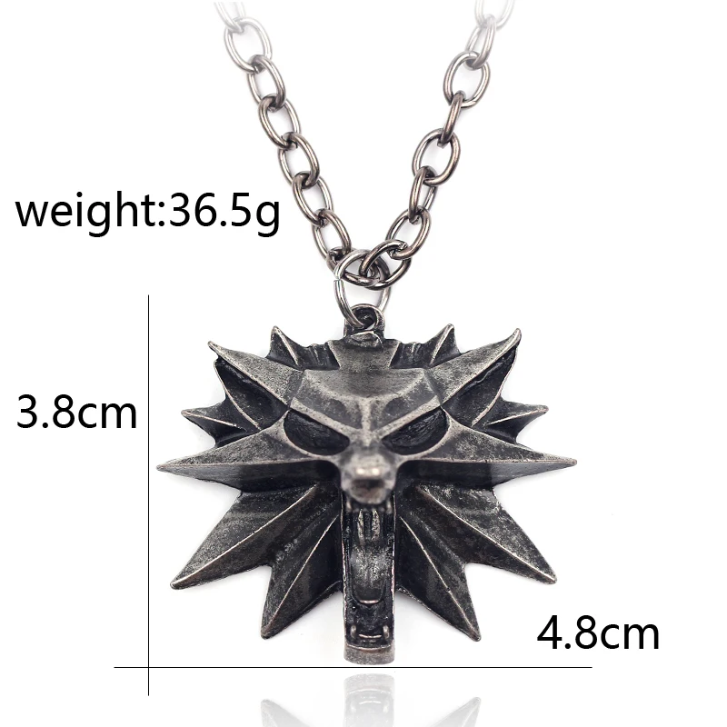 Wild Hunt Wolf Medallion Wild Hunt Necklace Game Medallions Games Wizard Medallion Necklace Aliexpress