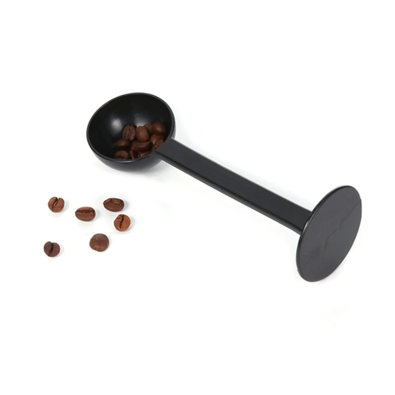 Dual-Use-Coffee-Spoon-Standard-Measuring-Spoon-Bean-Scoop-Powder-Press ...