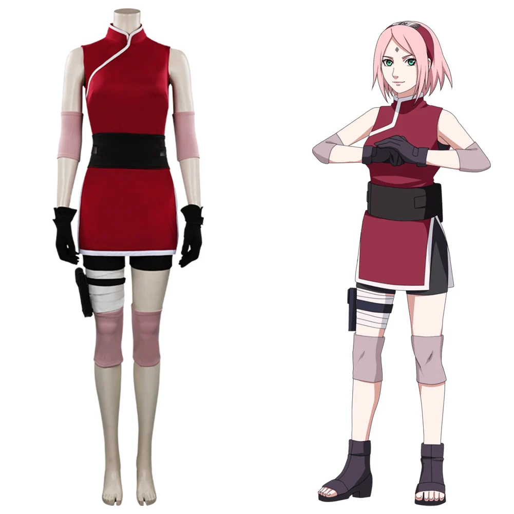 Haruno Sakura Cosplay Costume Outfits Halloween Carnival Suit - Cosplay ...