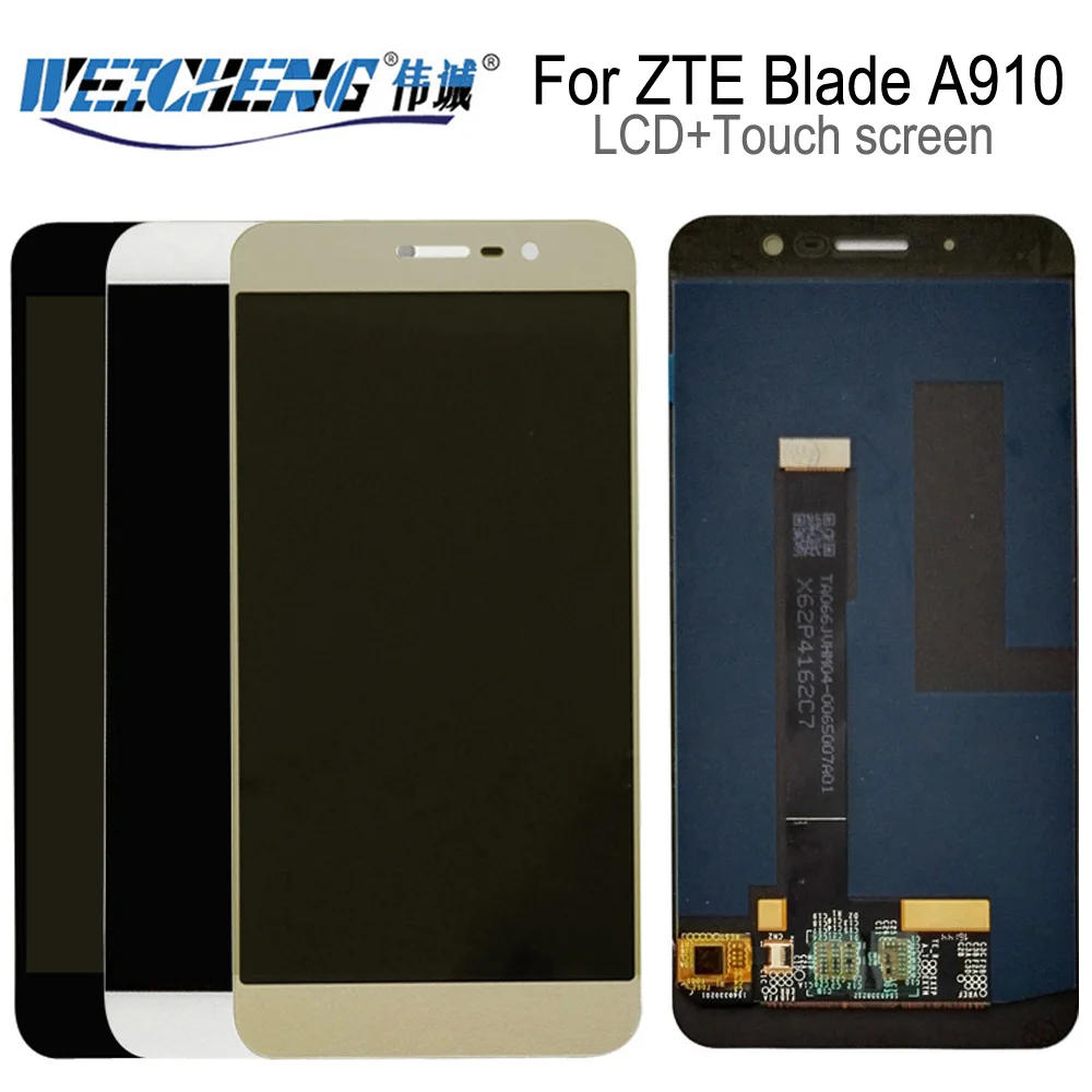 WEICHENG Hot sale For ZTE Blade A910 LCD Display +Touch Screen Assembly ...