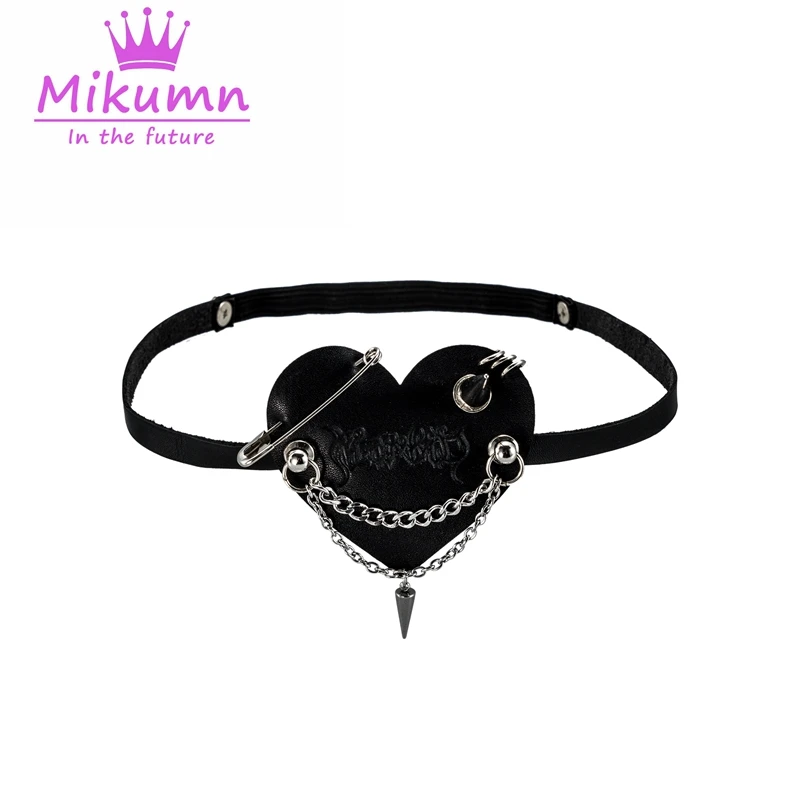 Gothic Punk Rock Love Rivet Chain Black Harajuku Cosplay Eye Patch ...