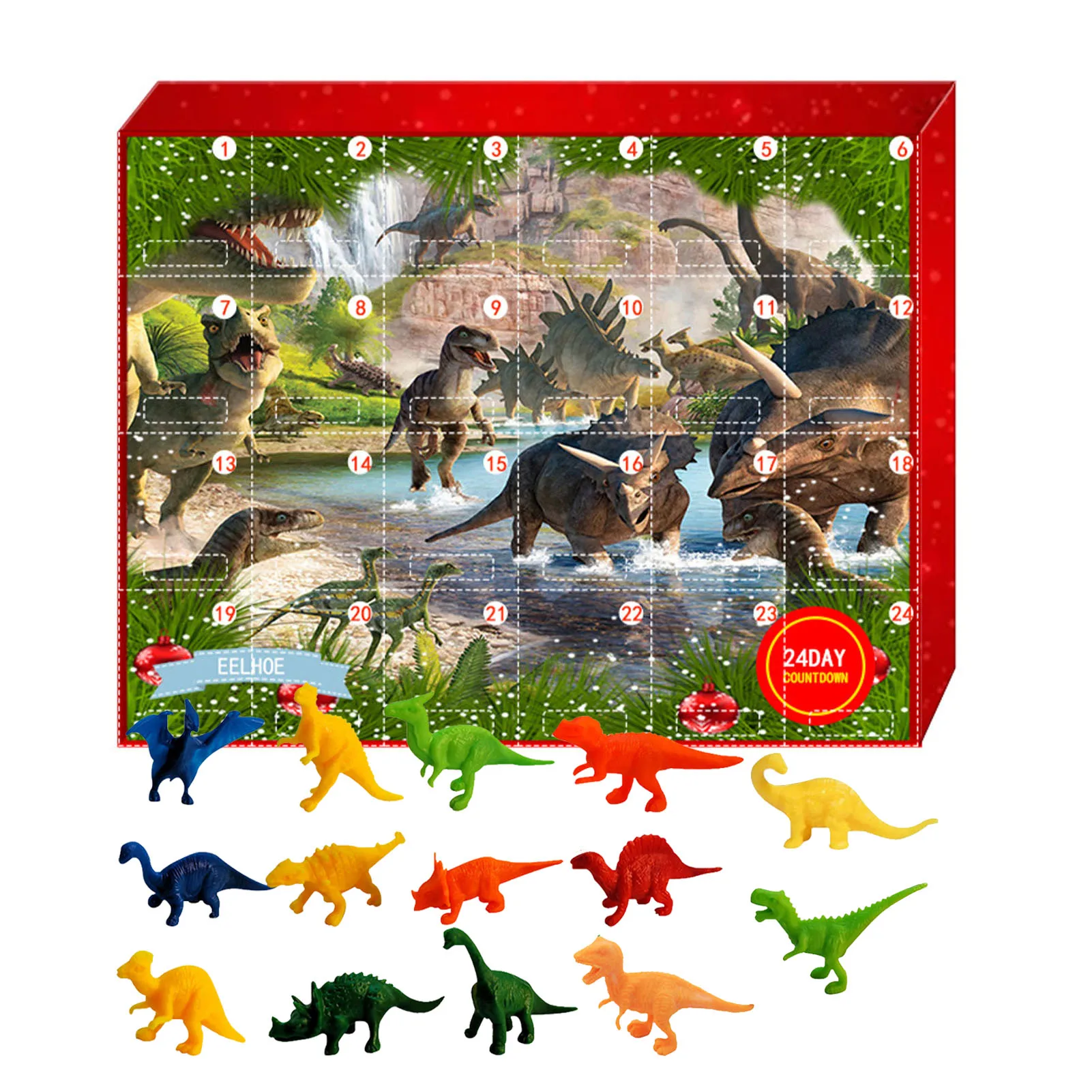 Calendario de cuenta regresiva de Adviento de Navidad, colgante de ...