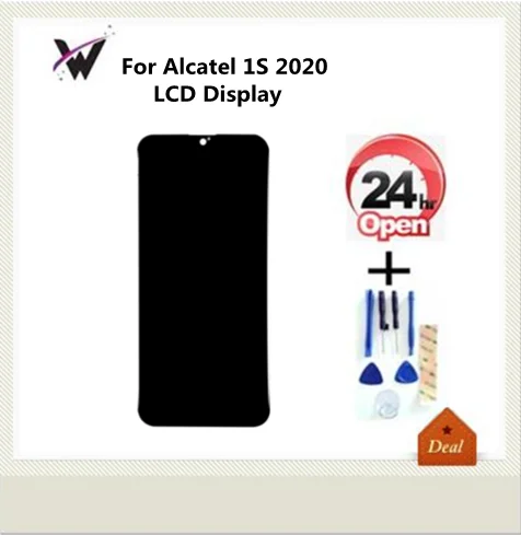 Pantalla LCD para Alcatel 1S 2020 OT 5028 5028Y 5028A 5028D, montaje de ...