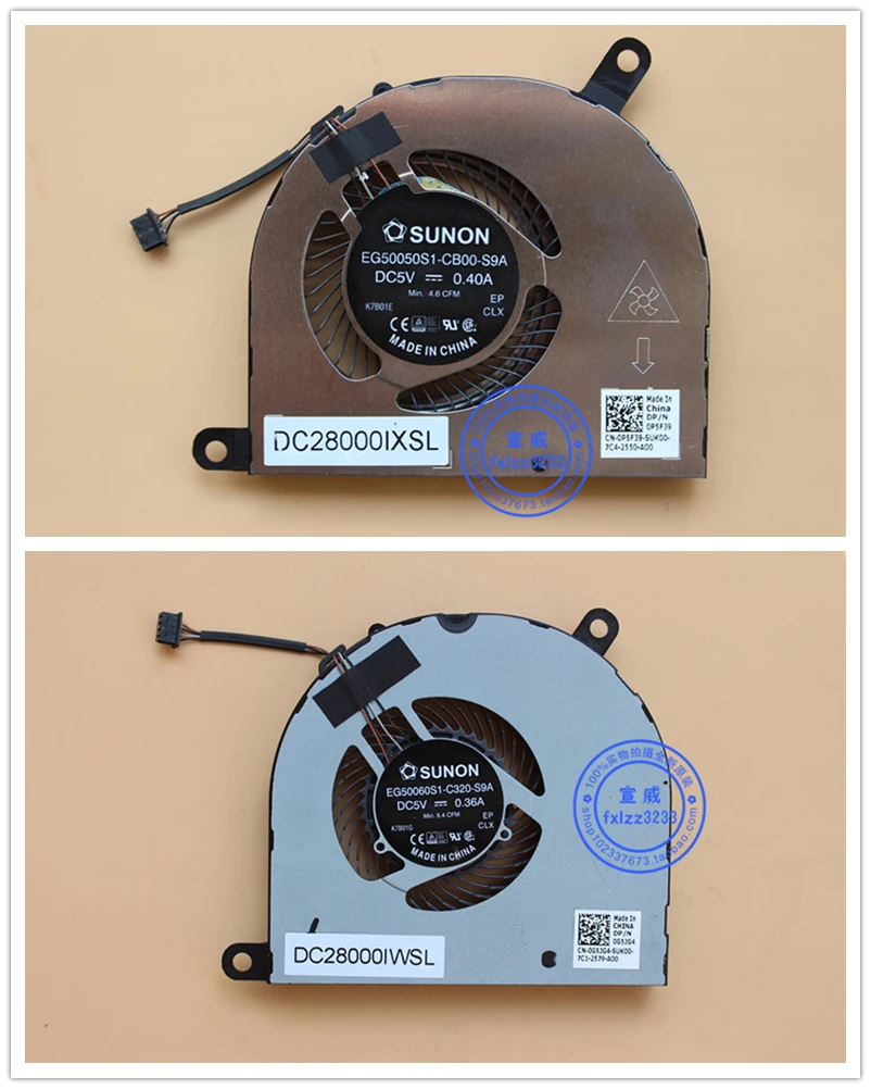 New-CPU-Cooler-Fan-For-DELL-Latitude-5480-5490-5491-5495-0G5JG4 ...