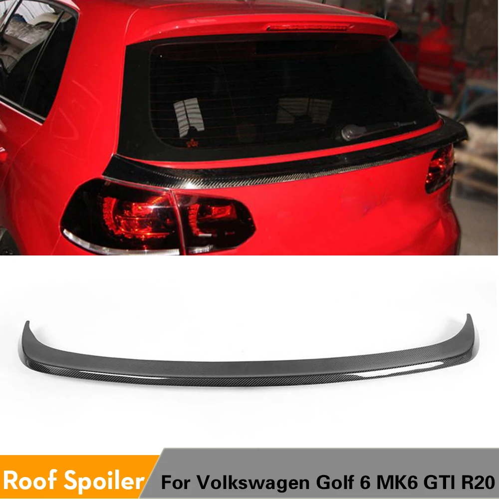 Rear Trunk Middle Wing Back Spoiler Lip for Volkswagen VW Golf 6 VI MK6 ...