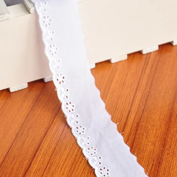Simple Comfortable Cotton Embroidery Lace For By The Yard For Skirt Bed ...