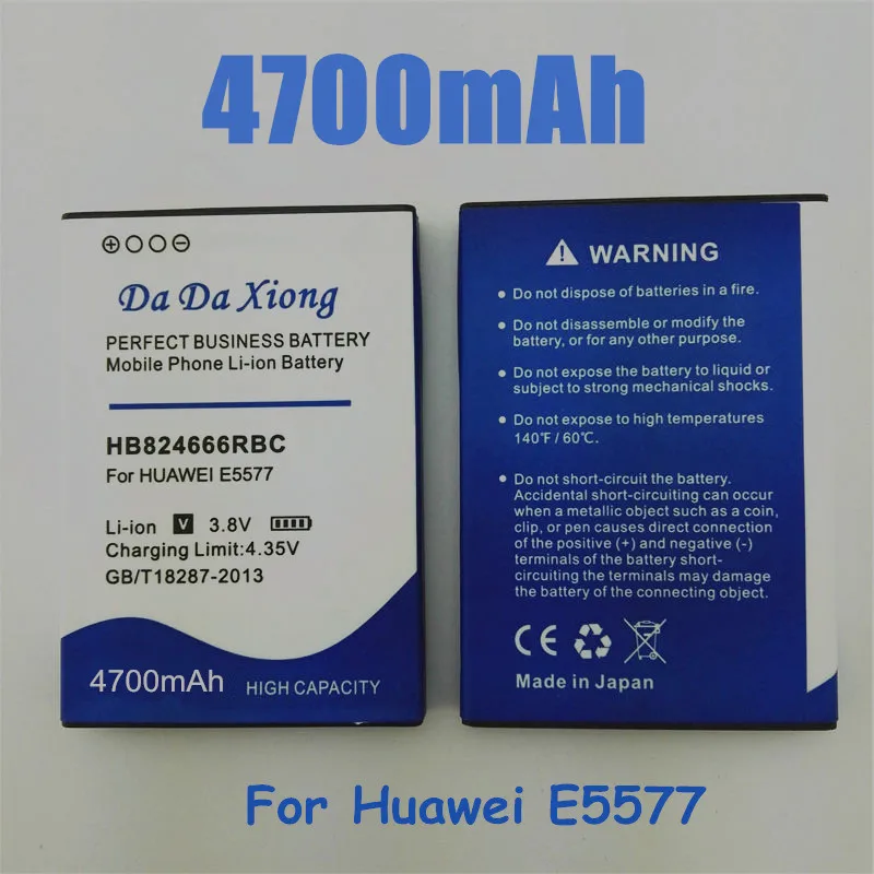 4700mah Hb824666rbc Battery For Huawei E5577 - Mobile Phone Batteries ...