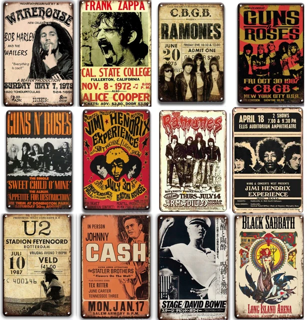 Rock And Roll Posters Vintage