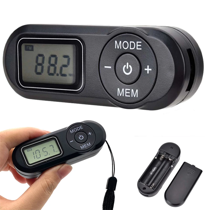 Mini-Digital-FM-Radio-with-3-5mm-Earphone-Jack-Earphone-Lanyard ...