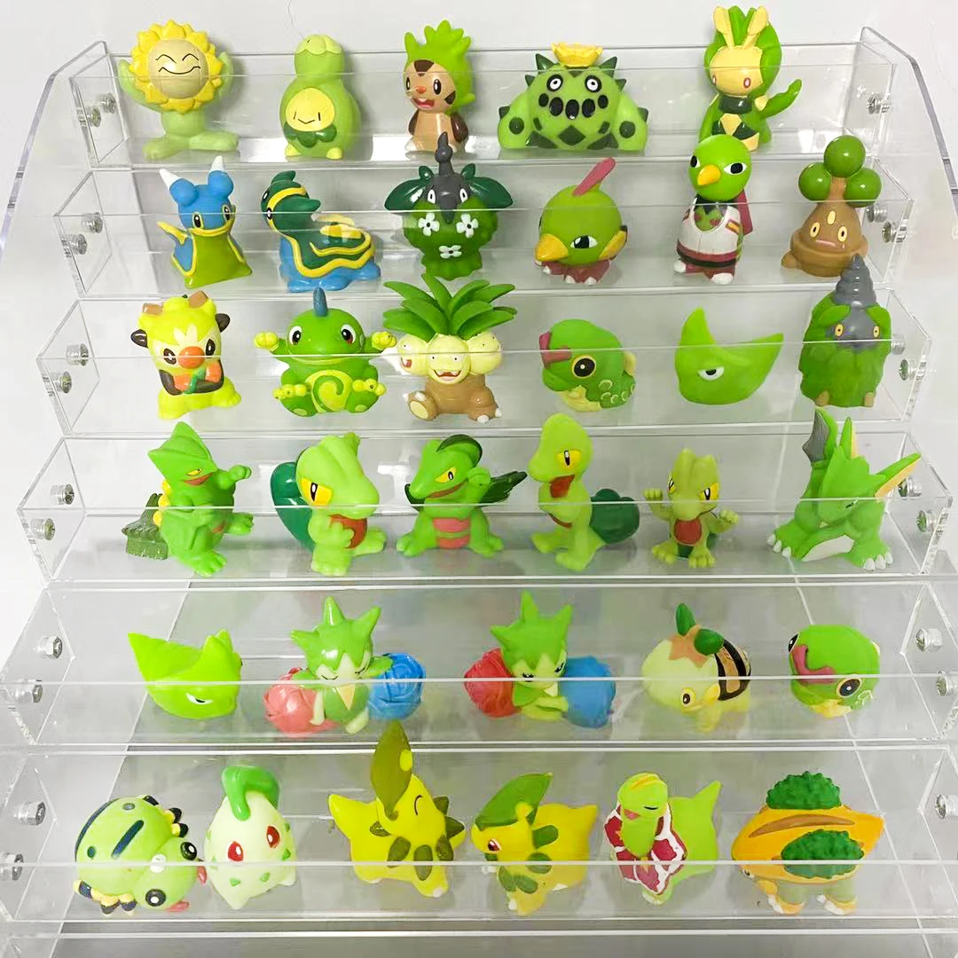 TOMY-Pokemon-Finger-Puppet-Grass-Type-Series-Caterpie-Metapod-Exeggutor ...