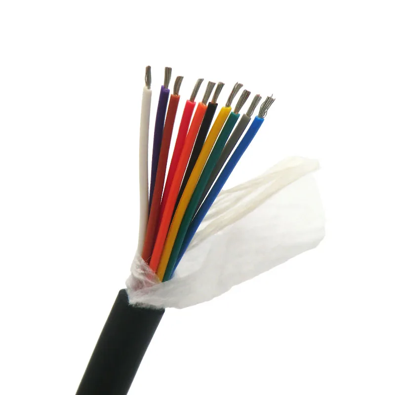 10 Core Cable Flexible Control Wire 0.14,0.2,0.3mm² 26awg,24awg,22awg ...