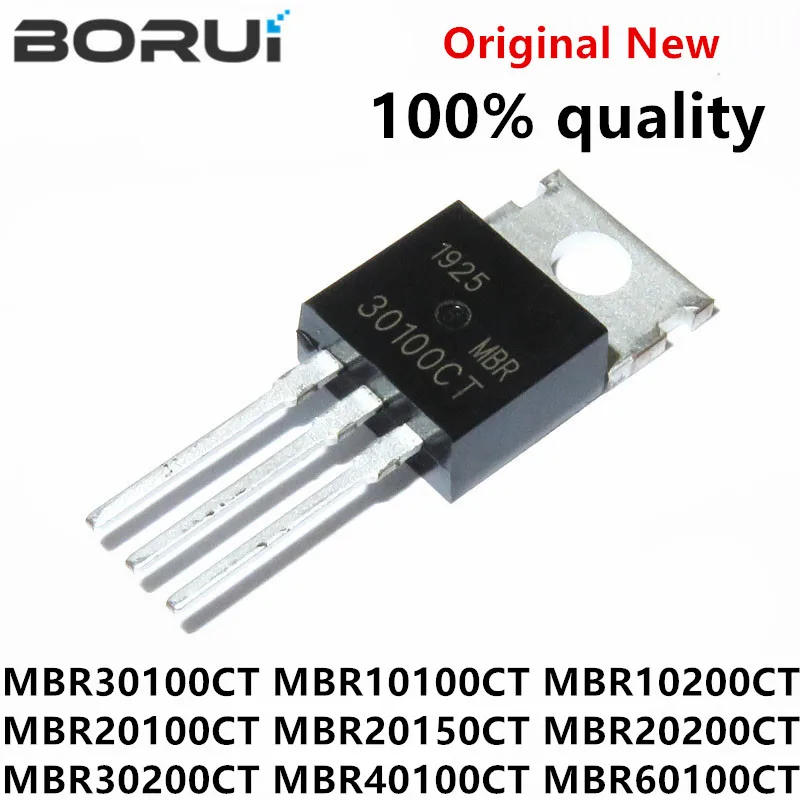 10pcs-MBR30100-TO220-MBR30100CT-TO-220-MBR10100CT-MBR10200CT-MBR20100CT ...