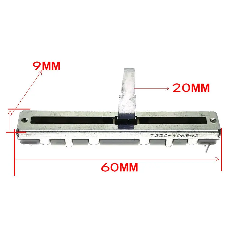 1 шт. 10K ALPS 6 см B10KX2 B10K DJM600 600 439C-10KBX2 DCV1010 наушники ...