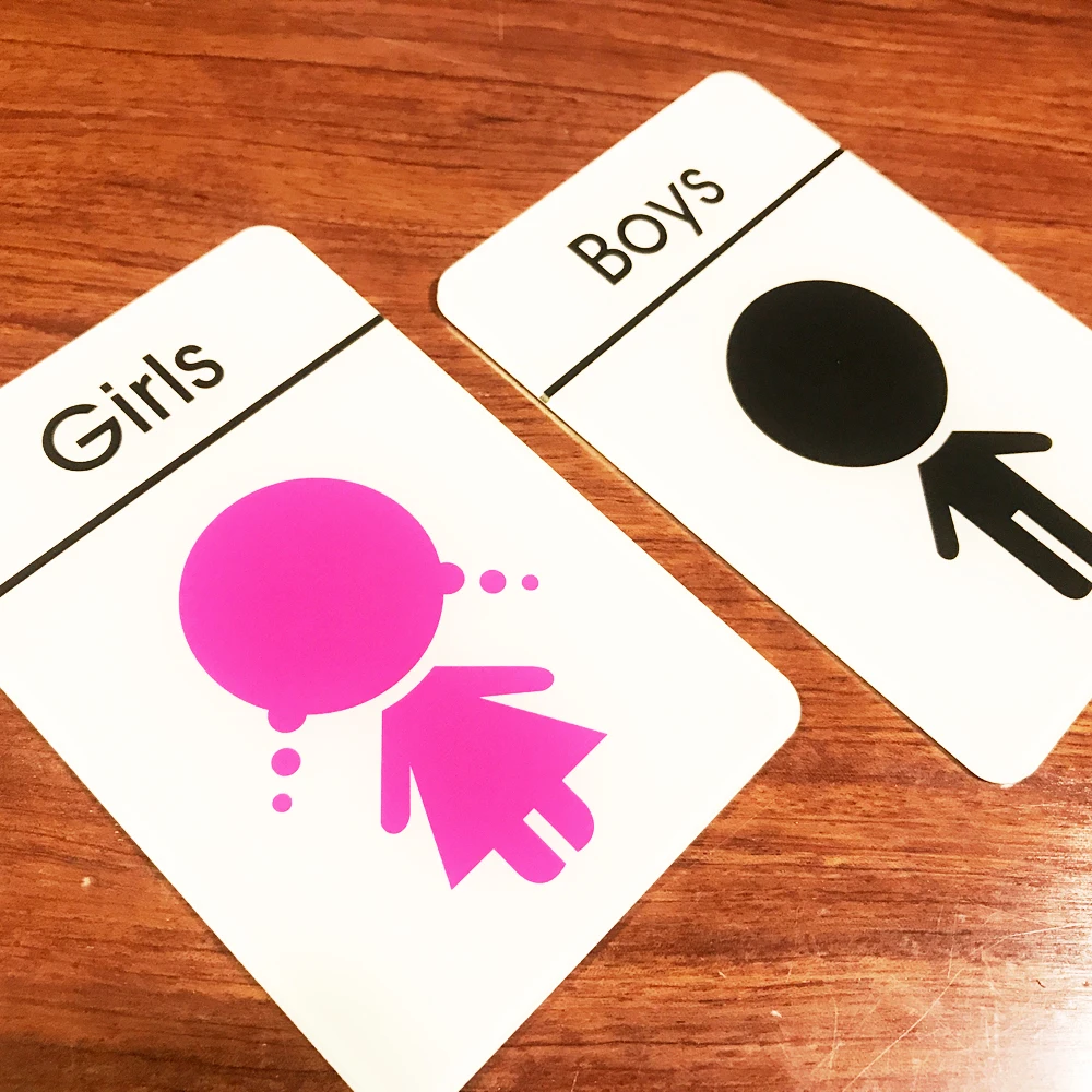 Girls And Boys Sign