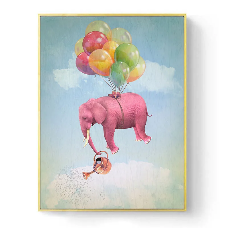 Pink Flying Elephant