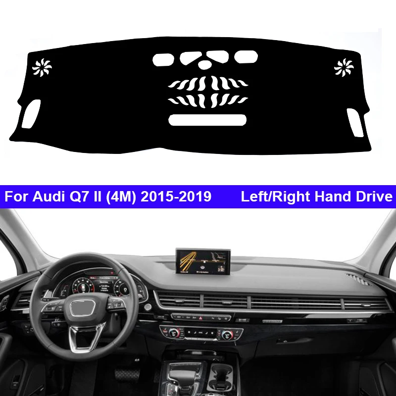 Car Inner Dashboard Cover For Audi Q7 II (4M) 2015 - 2019 Auto Dash Mat ...