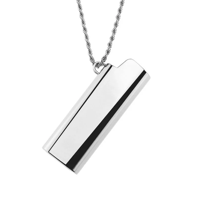 Medium-Standard-Size-Lighters-Case-Necklace-Pendant-Trendy-Hip-Hop ...
