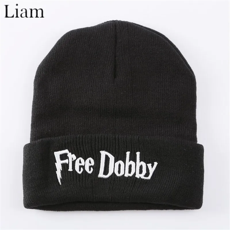 Free Dobby Hat Men Autumn Hip Hop Beanies Women Korean Style Knitted ...