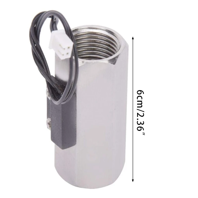 Water Flow Sensors G1/2in Double Female Thread Water Flow Switch Sensor ...