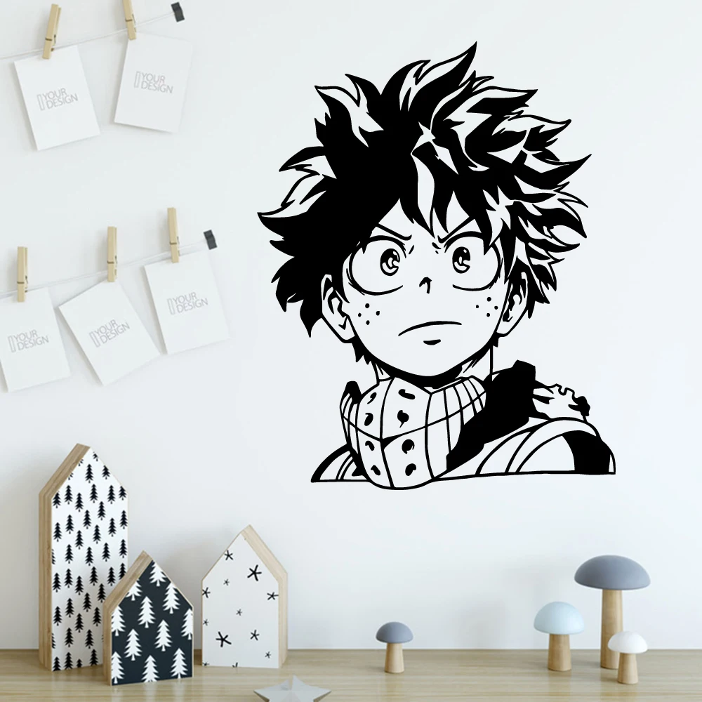 Creative-My-Hero-Academia-Vinyl-Wall-Sticker-Home-Decor-Stikers-For ...
