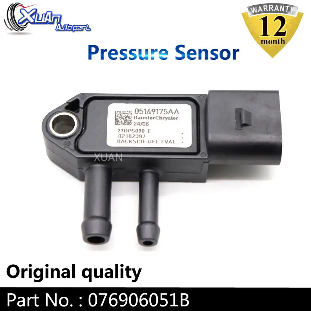 XUAN-076906051B-EGR-DPF-Exhaust-Differential-Pressure-Sensor-MAP-Sensor ...